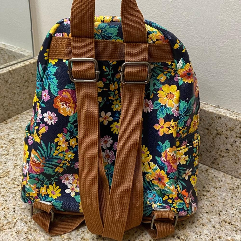 Loungefly Tropical Floral Pokmon Mini Backpack - Gem